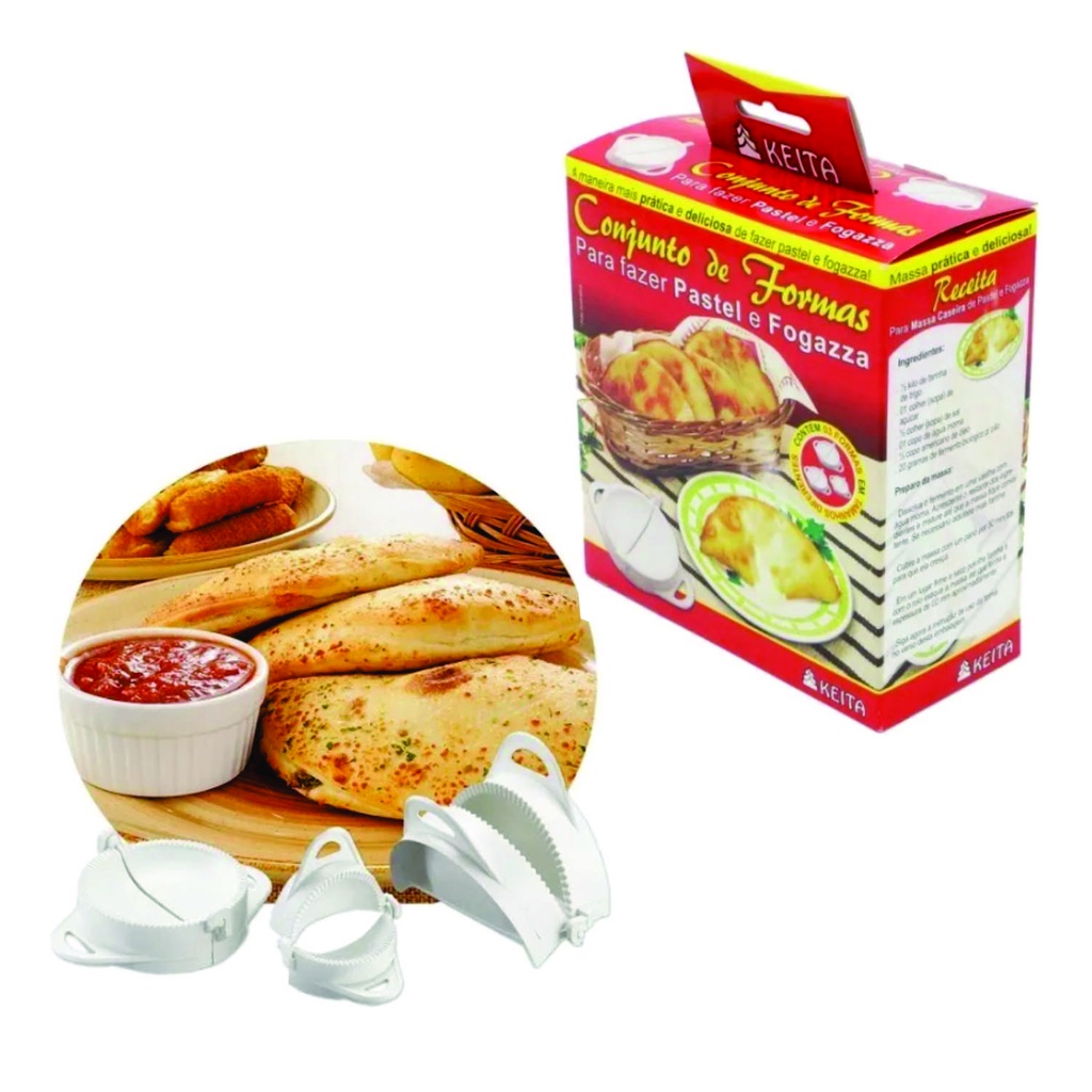Formas de Pastel Fechador Seladora Jogo de Moldador Risole Fogazza ...