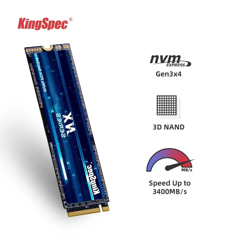 SSD Kingspec NX M2 NVME 128GB/256GB/512GB (Alto Desempenho) | Shopee Brasil