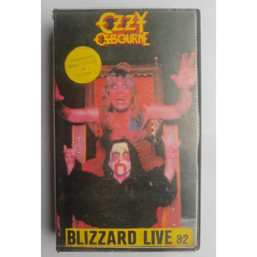 Ozzy Osbourne Blizzard Live 82 VHS | Shopee Brasil