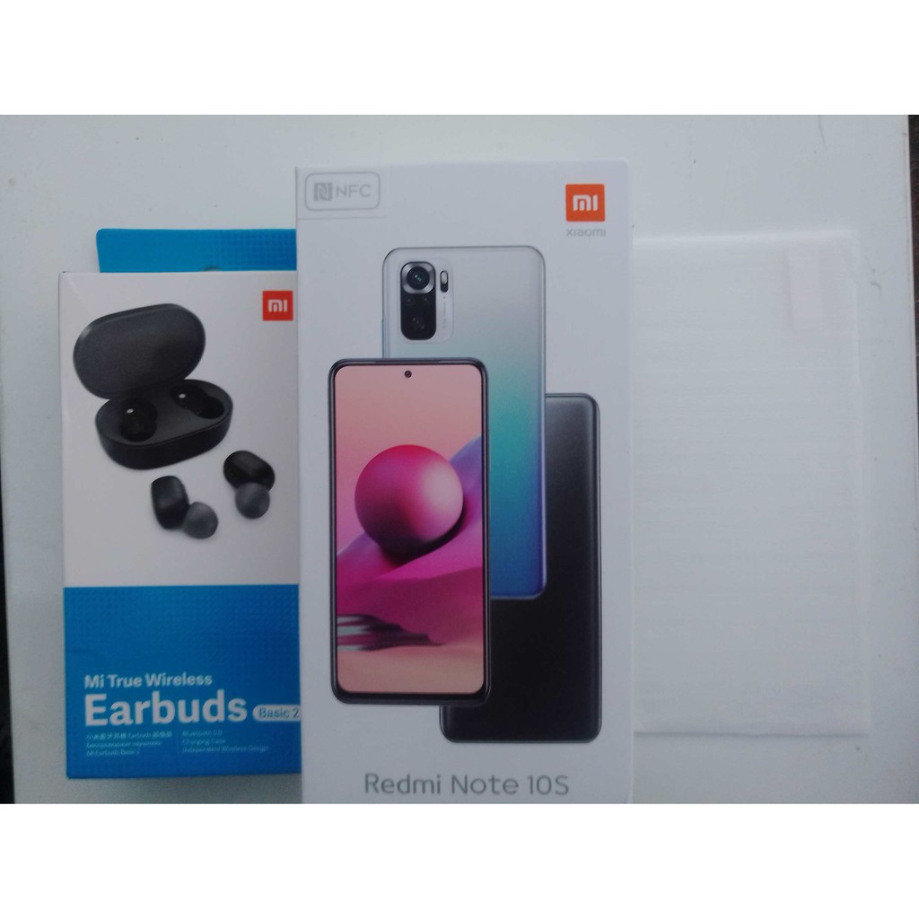 Xiaomi Redmi Note 10s Nfc 128gb 6ram Fone Bluetooth+pelicula | Shopee ...