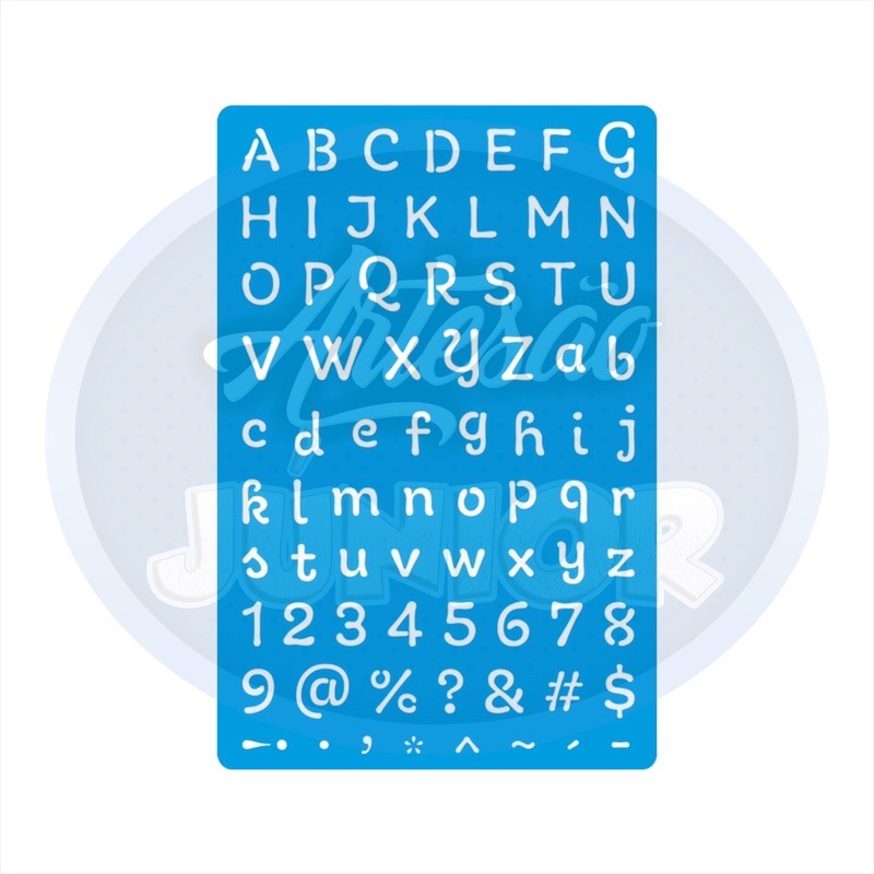 Stencil de Letras UNIDADE (Estencil Alfabeto e Numerais) | Shopee Brasil