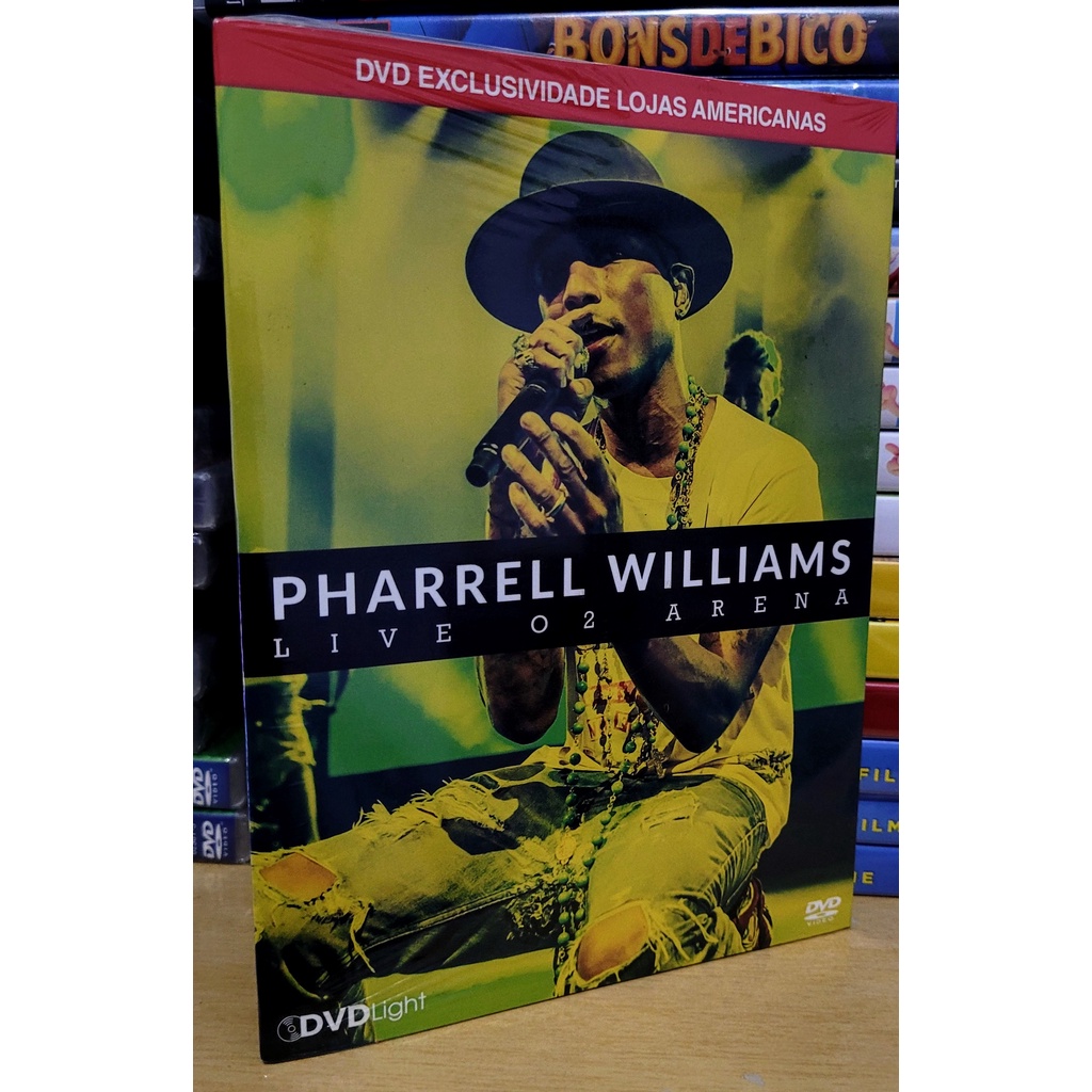 DVD Pharrell Williams - Live 02 Arena (Original Lacrado) | Shopee Brasil
