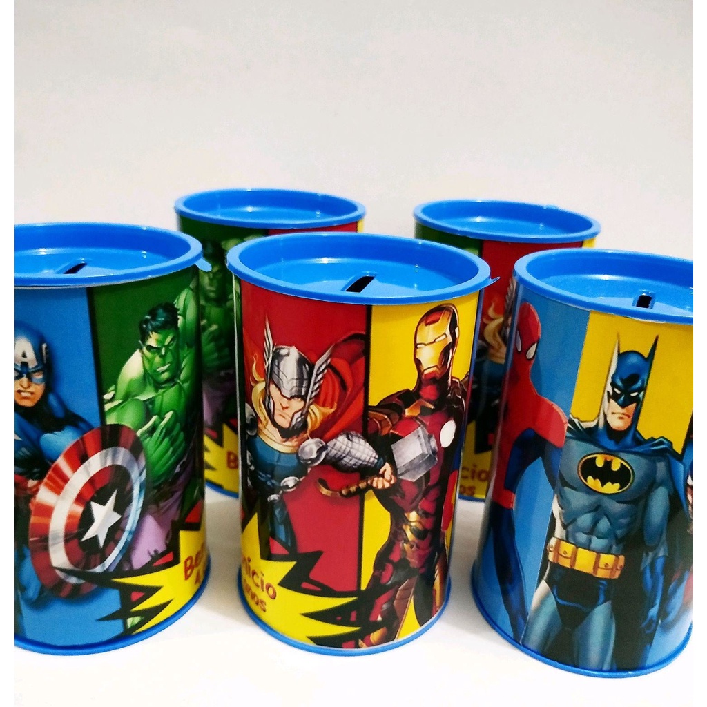 kit 20 Cofrinhos Personalizados (Fazemos em qual quer tema) | Shopee Brasil