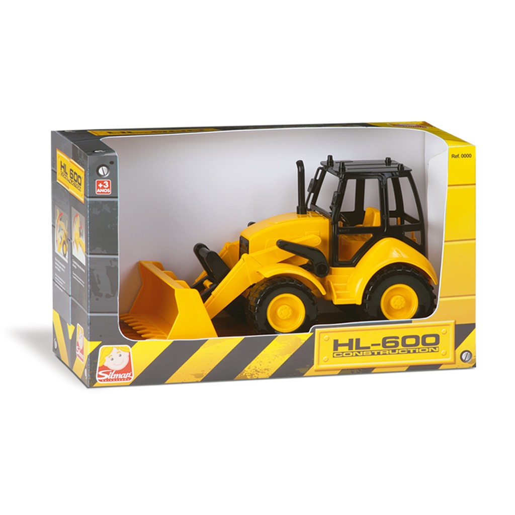 MAQUINA TRATOR CARREGADEIRA HL 600 CONSTRUCTION - SILMAR BRINQUEDOS ...