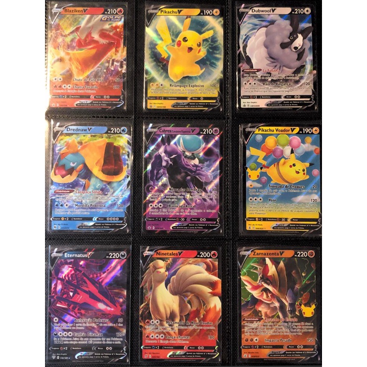 Cartas Pokémon V Ultra Raras Originais Copag Shopee Brasil