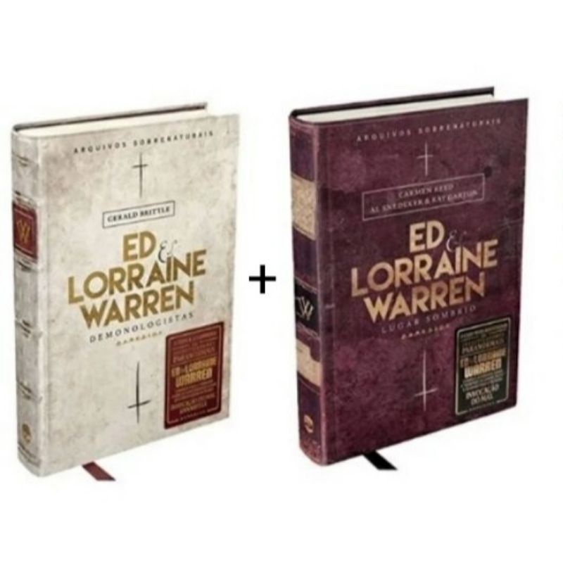 Kit de livros: Ed & Lorraine Warren: Lugar Sombrio + Ed & Lorraine Warren: Demonologistas ...