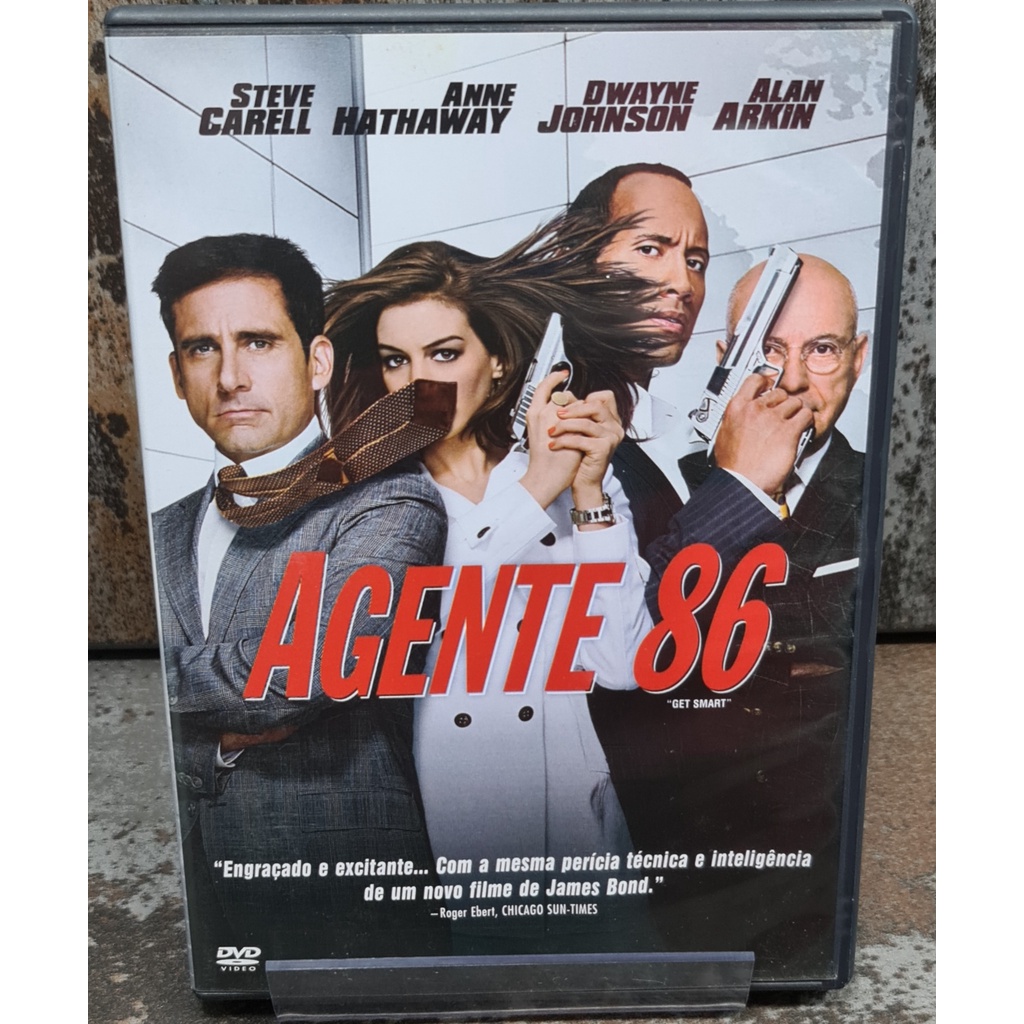 DVD Agente 86 - The Rock/Steve Carell/Anne Hathaway (dublado) | Shopee ...