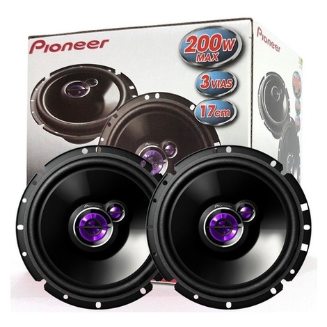 Kit Auto Falante Pioneer Triaxial 6 Polegadas 100w Rms Ts176 | Shopee Brasil