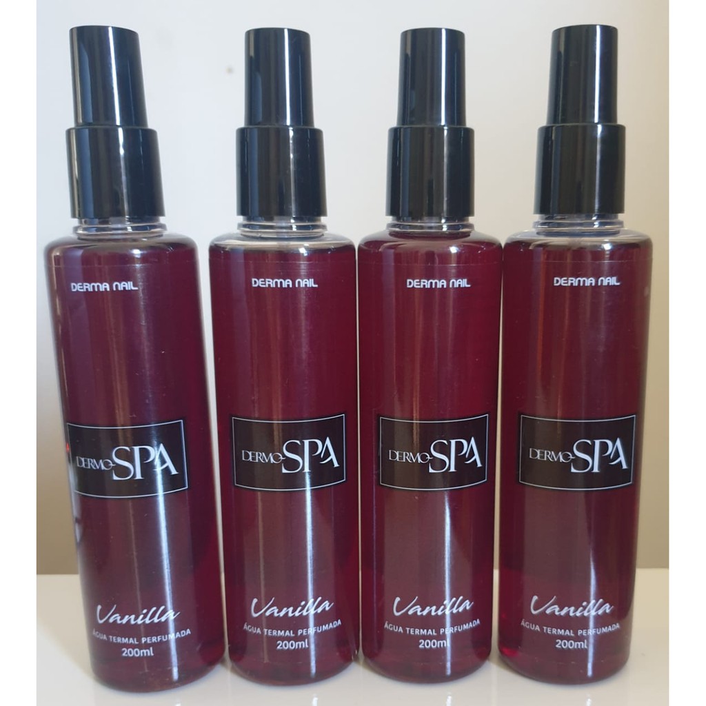 Teraqua Vanilla Agua Termal Perf Dermo Spa 200 Ml - Kit 4 unidades ...