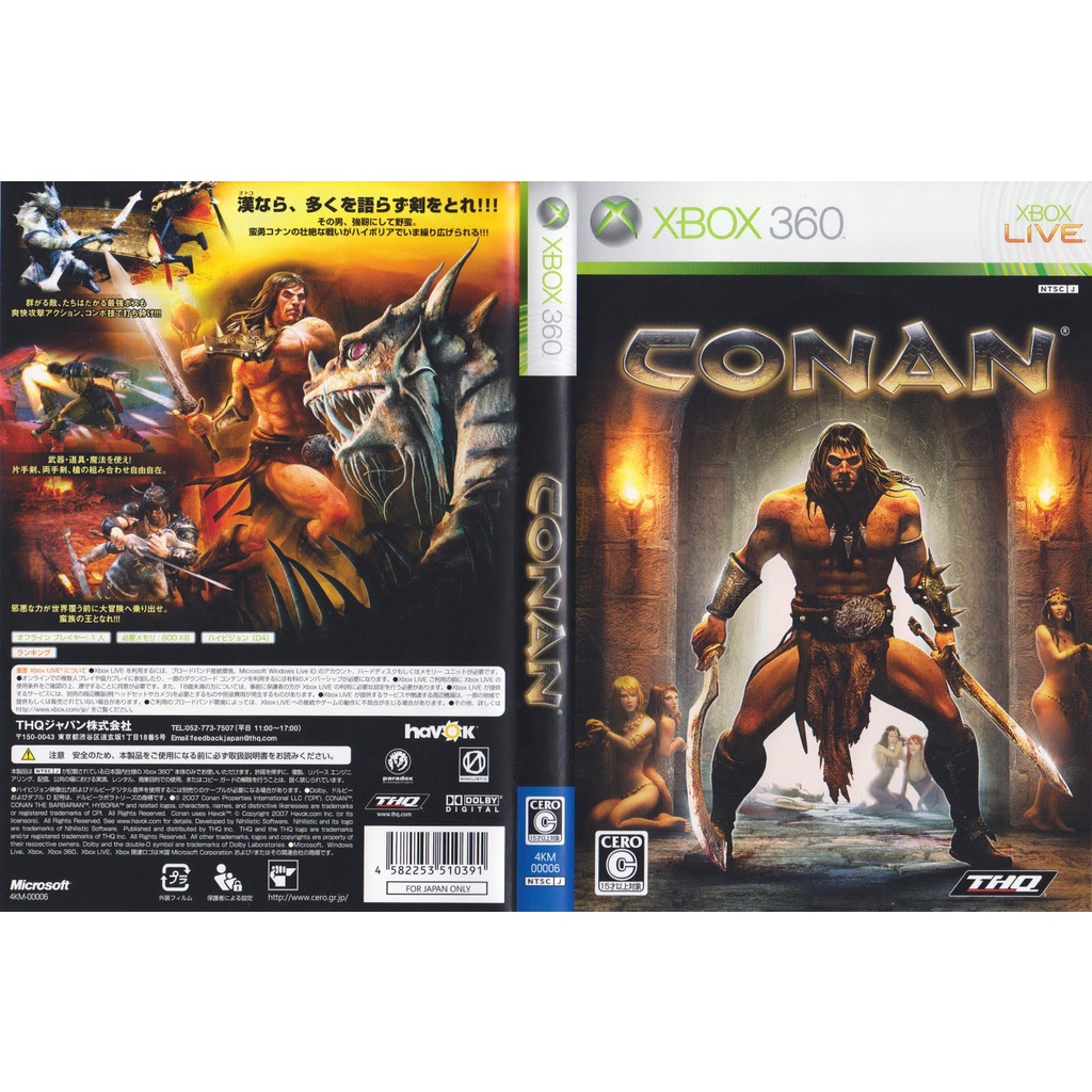 Conan P/ XBOX360 (LTU/LT/JTAG/RGH) | Shopee Brasil