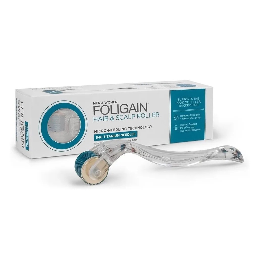 Dermaroller Foligain 0,25mm Especial para fios capilares | Shopee Brasil