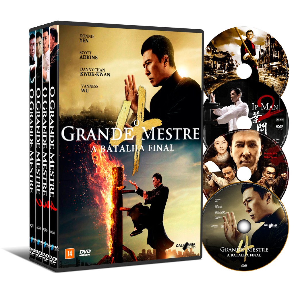 Dvd Coleção IP Man O Grande Mestre | Shopee Brasil