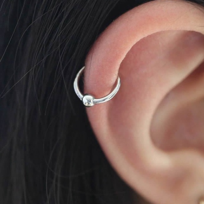 Piercing Captive Em Aco Cirurgico 10mm 8mm Shopee Brasil