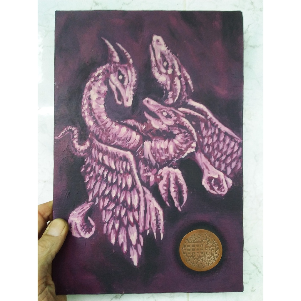 Quadro Goetia Daemon Bune Clavículas de Salomão | Shopee Brasil