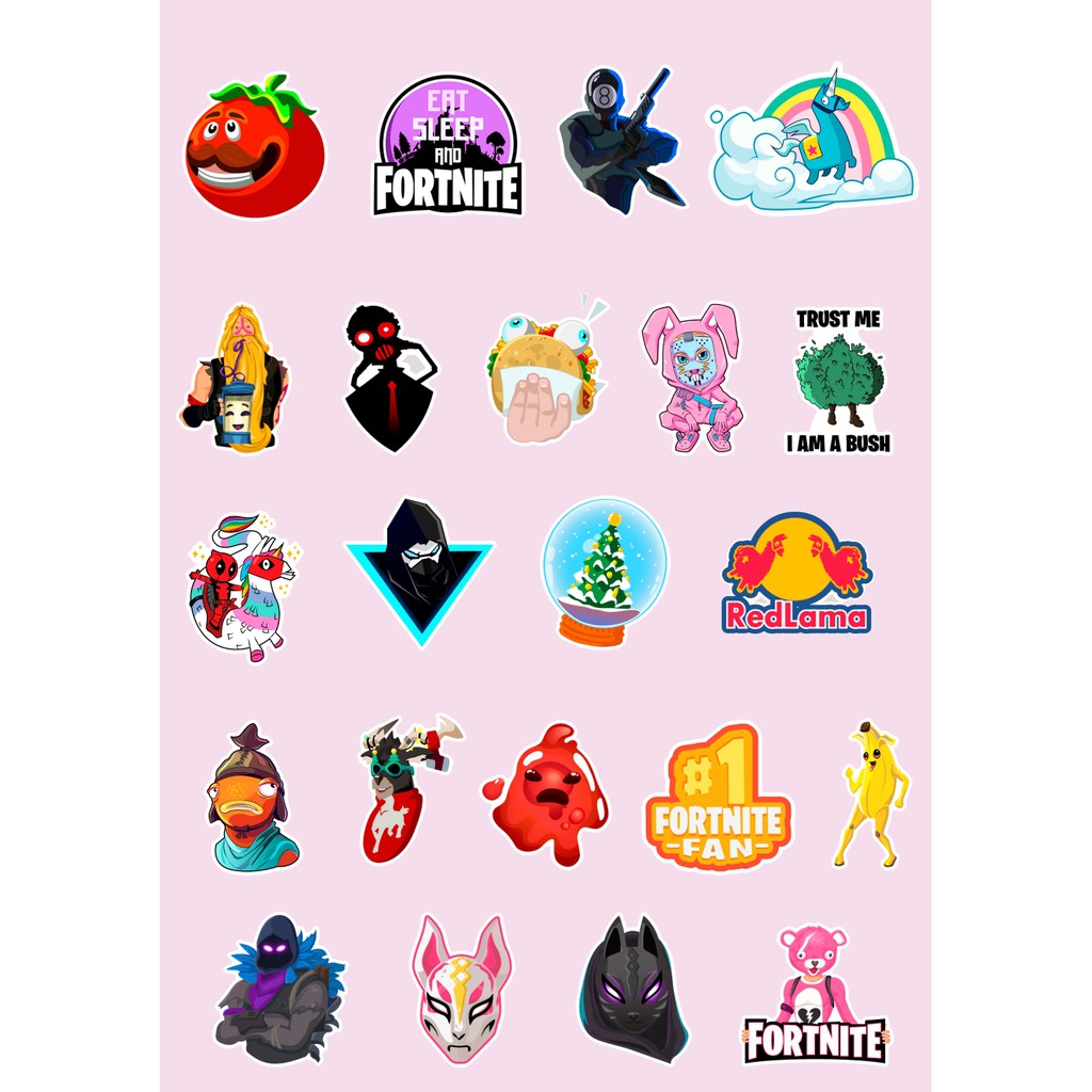 Adesivos Fortnite - Stickres | Shopee Brasil