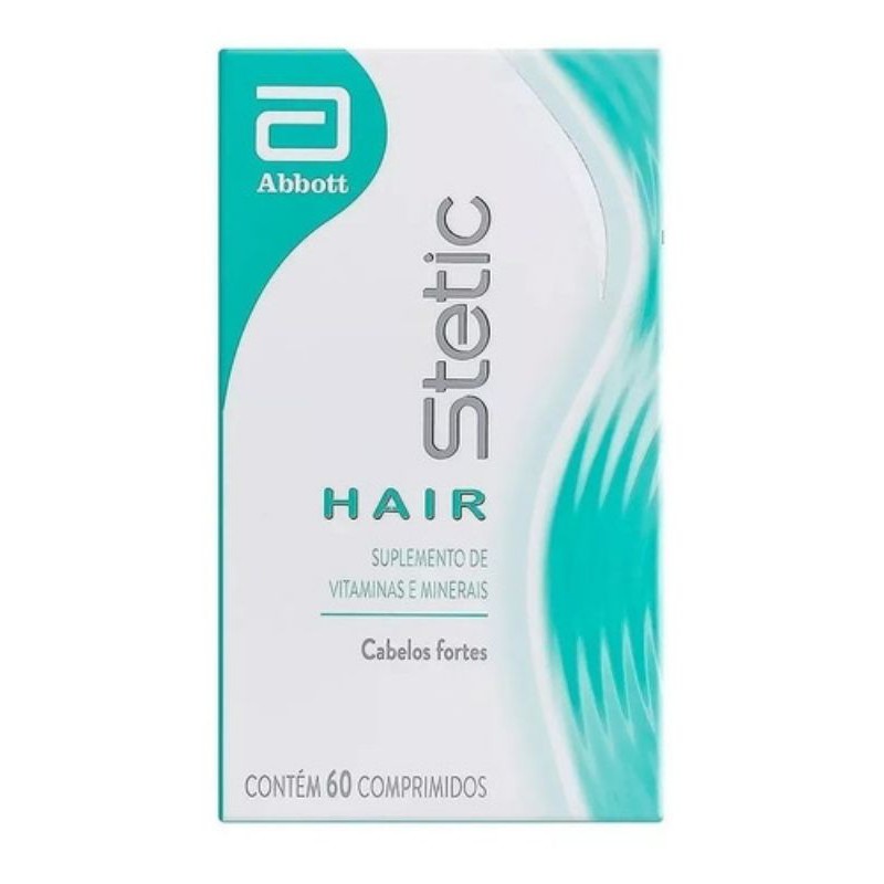 Stetic Hair Suplemento Vitamínico Abbott 60 Comprimidos | Shopee Brasil
