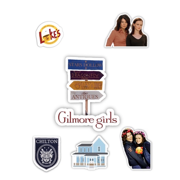 Topo de bolo temático personagens séries - Gilmore Girls | Shopee Brasil