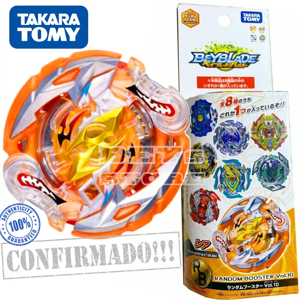 Beyblade B111 - 01 Crash Ragnaruk - Takara Tomy | Shopee Brasil
