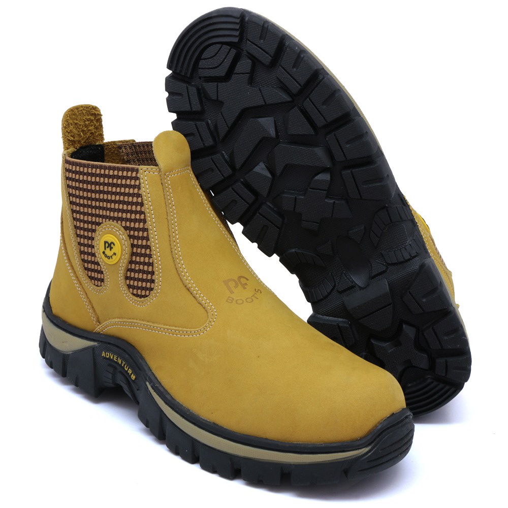 Botina Unissex Agriculture PF Shoes Modelo Luke AMARELO XADREZ | Shopee ...