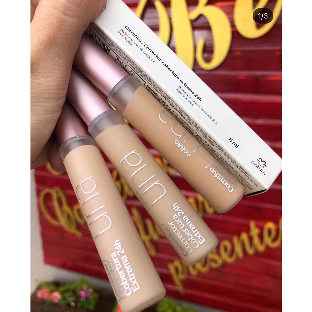 Corretivo Natura Una 24H Efeito Matte e Alta Cobertura | Shopee Brasil