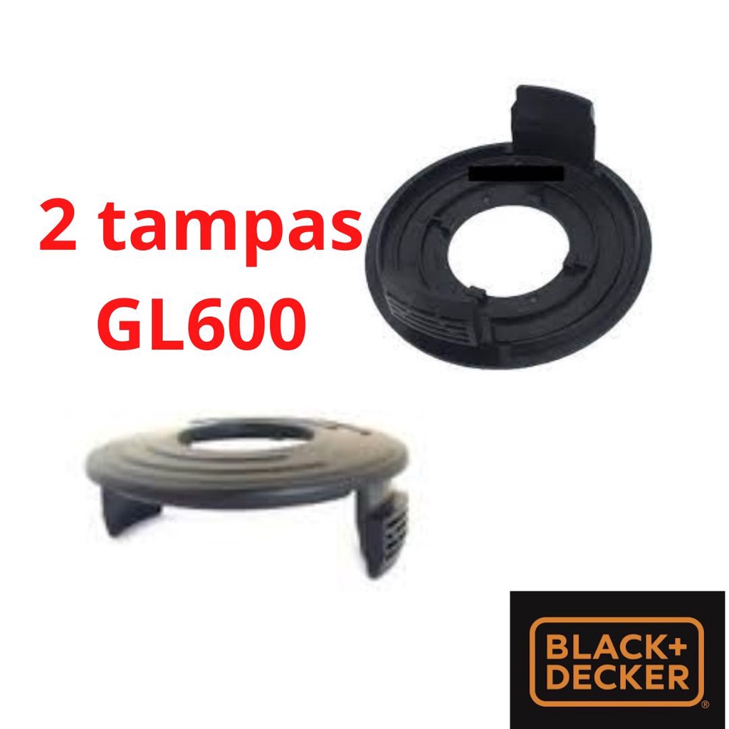02 Tampa do Aparador de Grama Gl600 Black & Decker (02 tampas) | Shopee ...