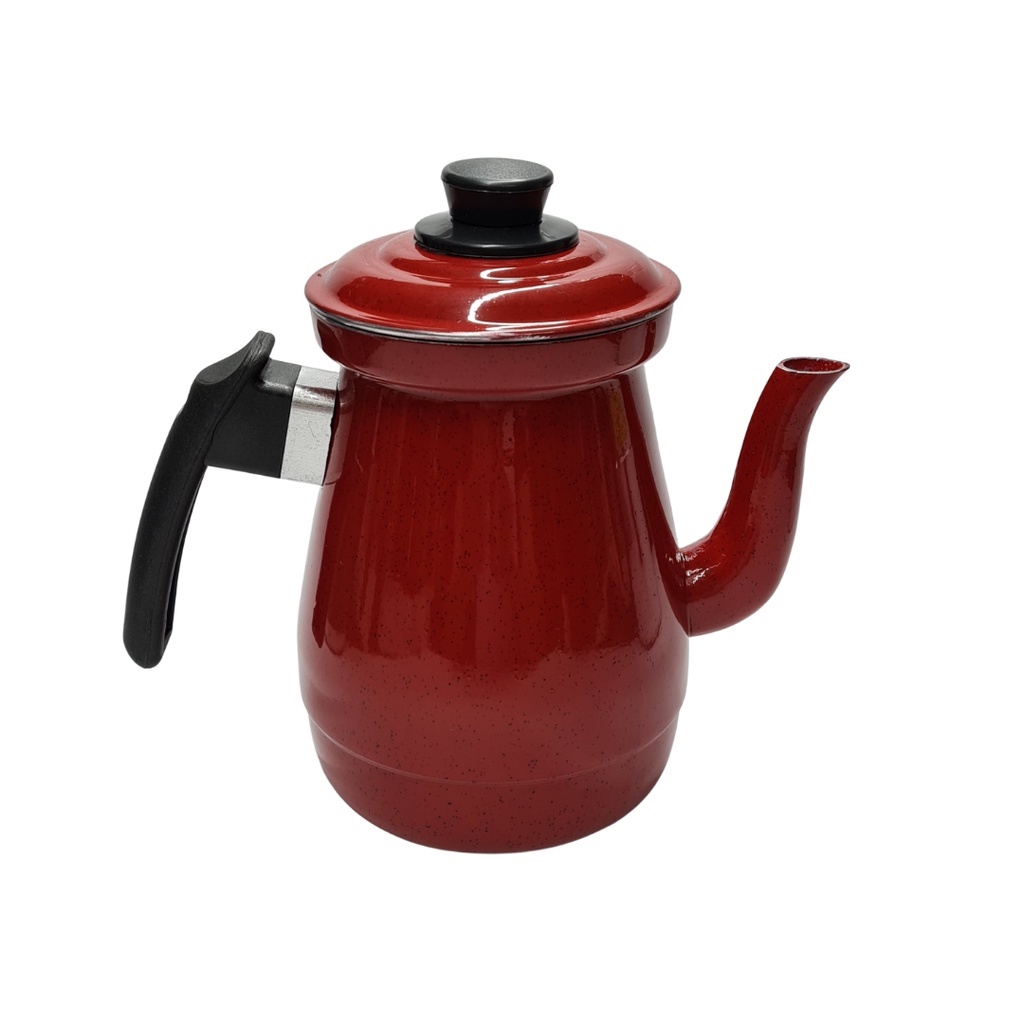 Bule n. 06 em alumínio 1,1L na cor vermelha | Shopee Brasil