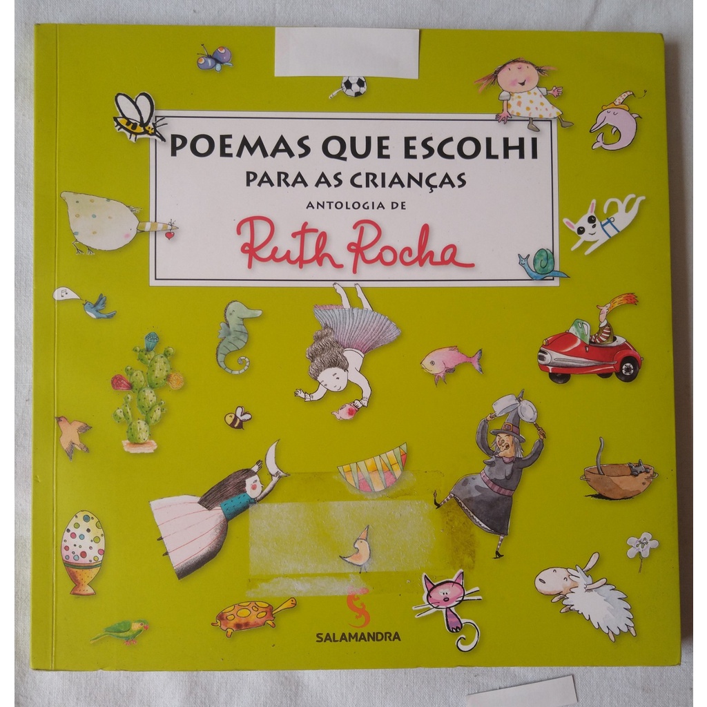 Poemas Que Escolhi Para As Crianças Antologia de Ruth Rocha | Shopee Brasil