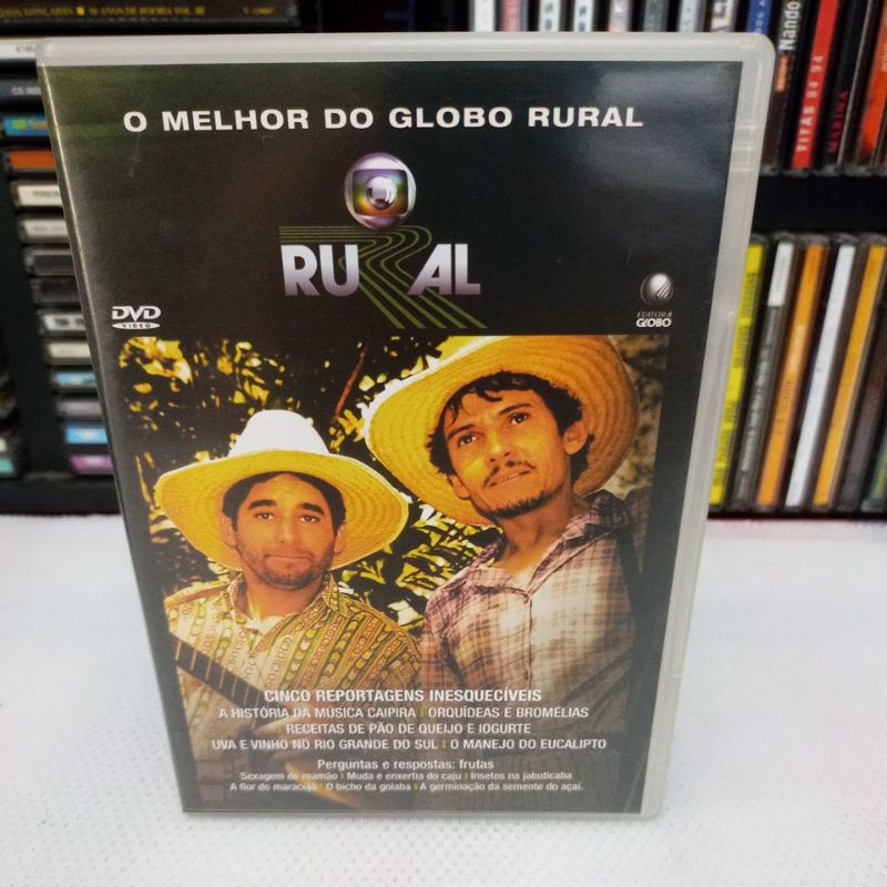 DVD O Melhor do Globo Rural 25 Anos | Shopee Brasil