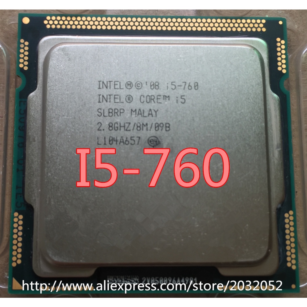 Processador Intel Core I5 760- Lga 1156 | Shopee Brasil