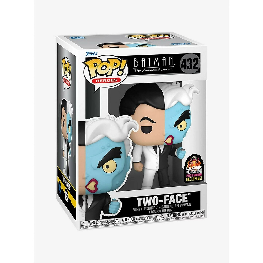 Funko Pop! Two Face Batman Animated BTAS DC LA Comic LACC 2021 | Shopee ...
