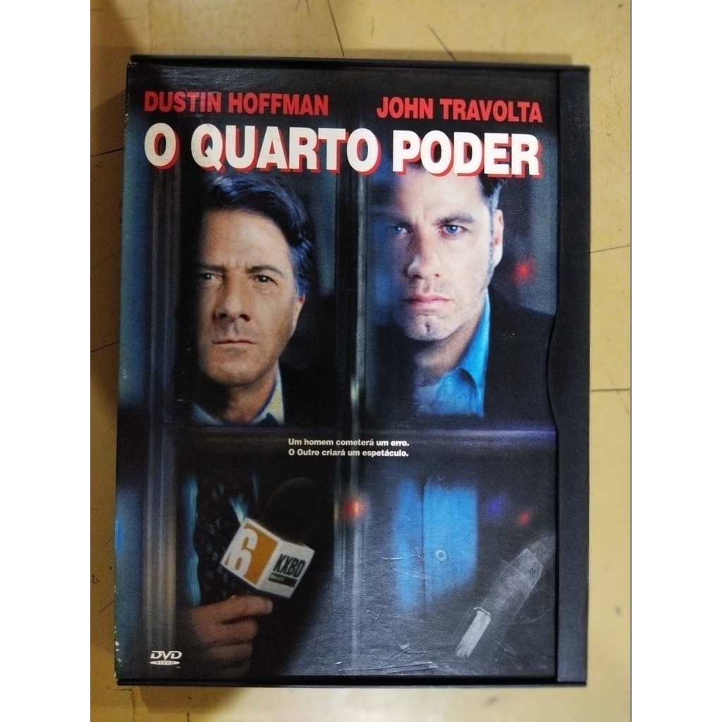 Dvd I Quarto Poder - Dustin Hoffman/John Travolta | Shopee Brasil
