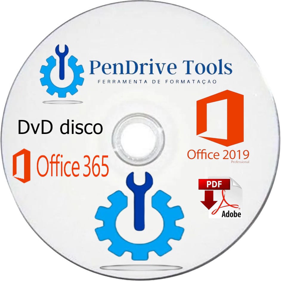 DVD DISCO Office 365 e 2019 Pro Lite e Full | Shopee Brasil