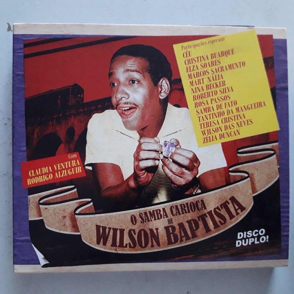 CD Duplo O Samba Carioca De Wilson Baptista | Shopee Brasil