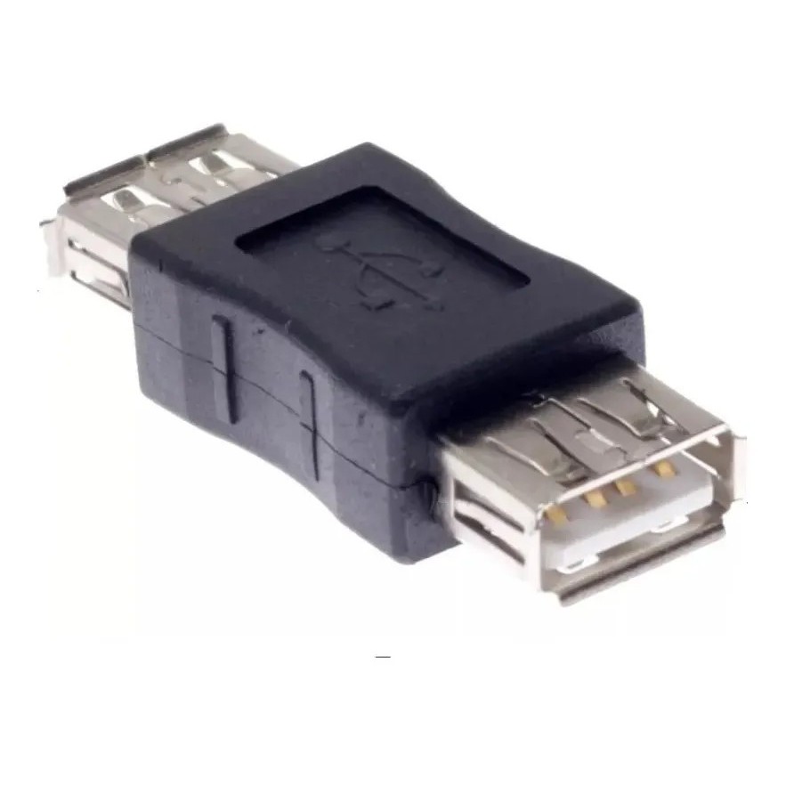 Conector Adaptador Usb Fêmea X Usb Fêmea Emenda | Shopee Brasil