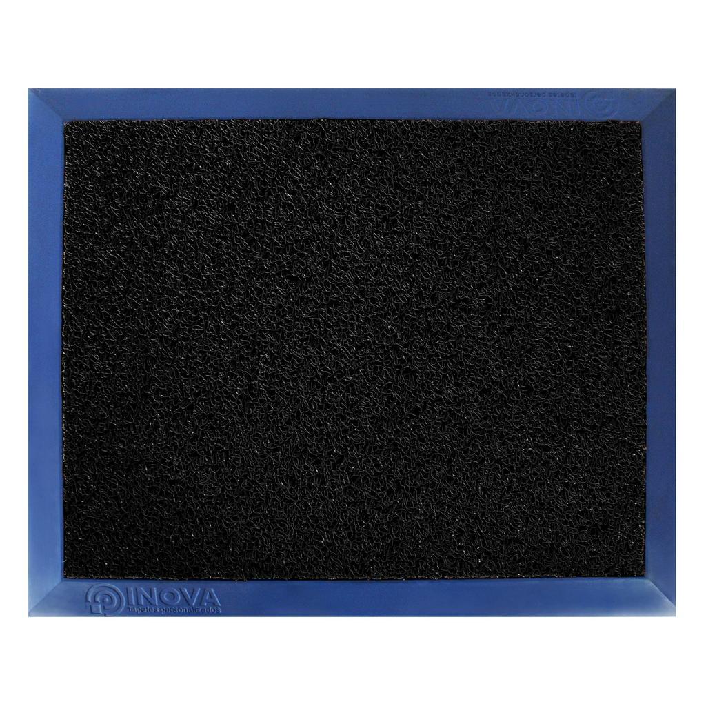 Tapete Capacho Sanitizante Base Borracha Multiuso 68 x 58 - Azul Royal ...
