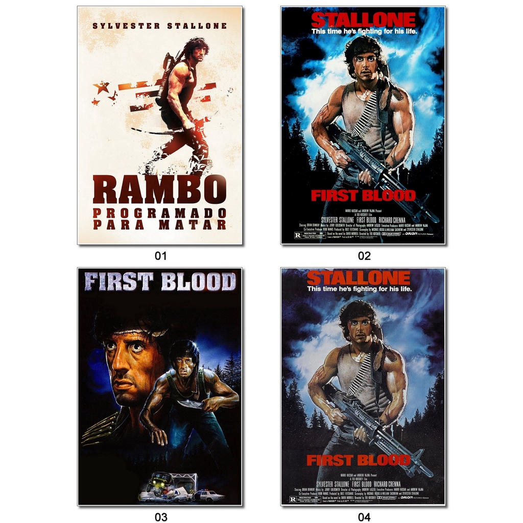 Poster Filme Rambo - Programado Para Matar (1982) ( 07 Poster ...