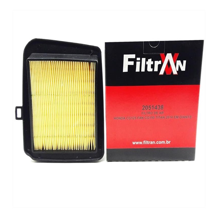 Filtro De Ar Filtran Titan Fan Start 125 150 160 2014 em diante Filtran ...