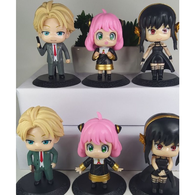 Mini Figures Spy x Family boneco Anya Yor Loid Twilight Brinquedo ...