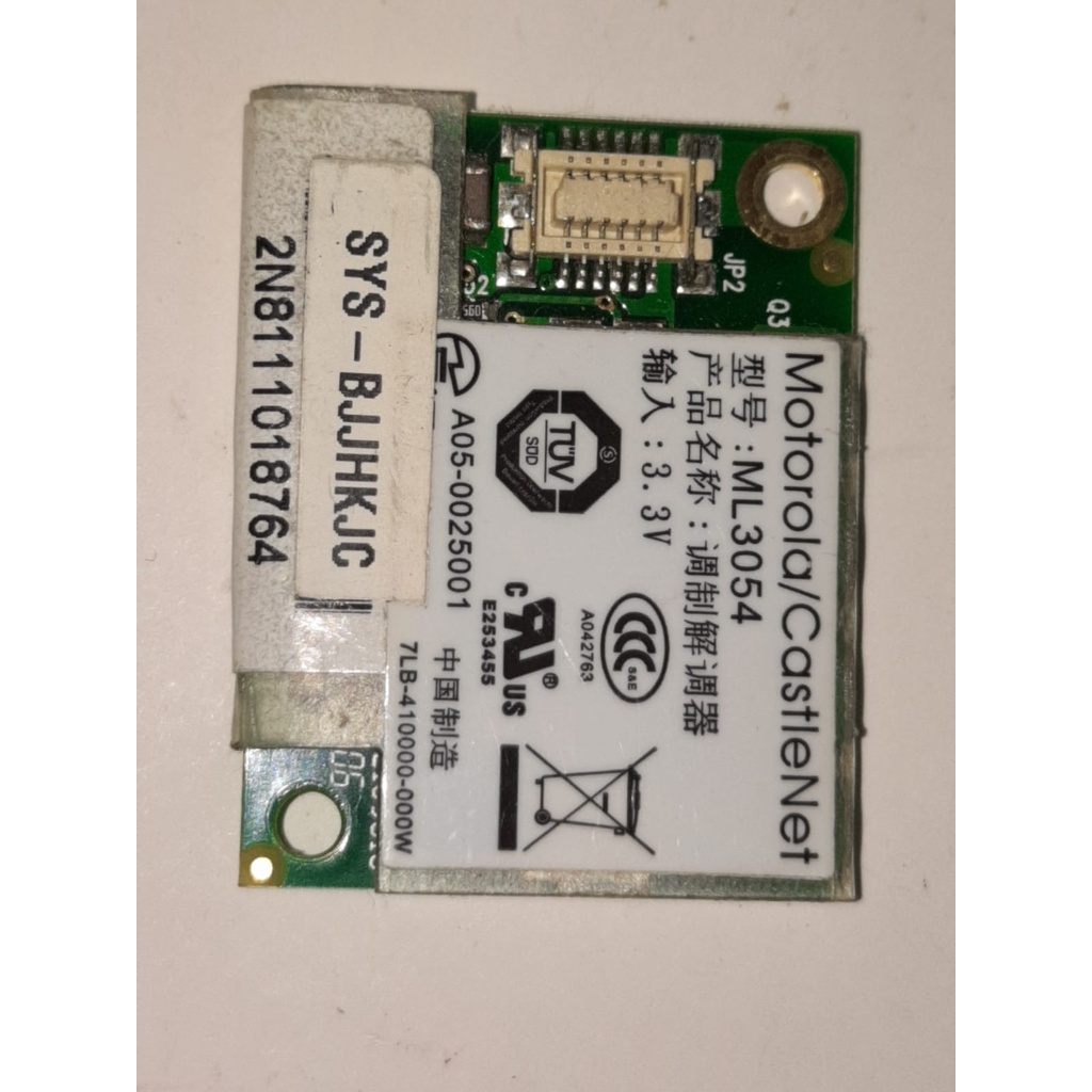 PLACA WIRELESS NTB MOTOROLA/CASTLENET ML3054 3.3V | Shopee Brasil
