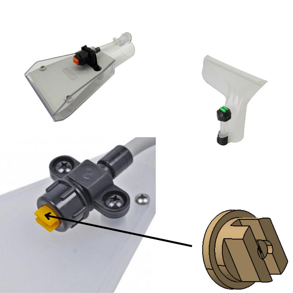 2 Bicos De Saída De Água Para Extratora Ipc Ea262 (leque) | Shopee Brasil