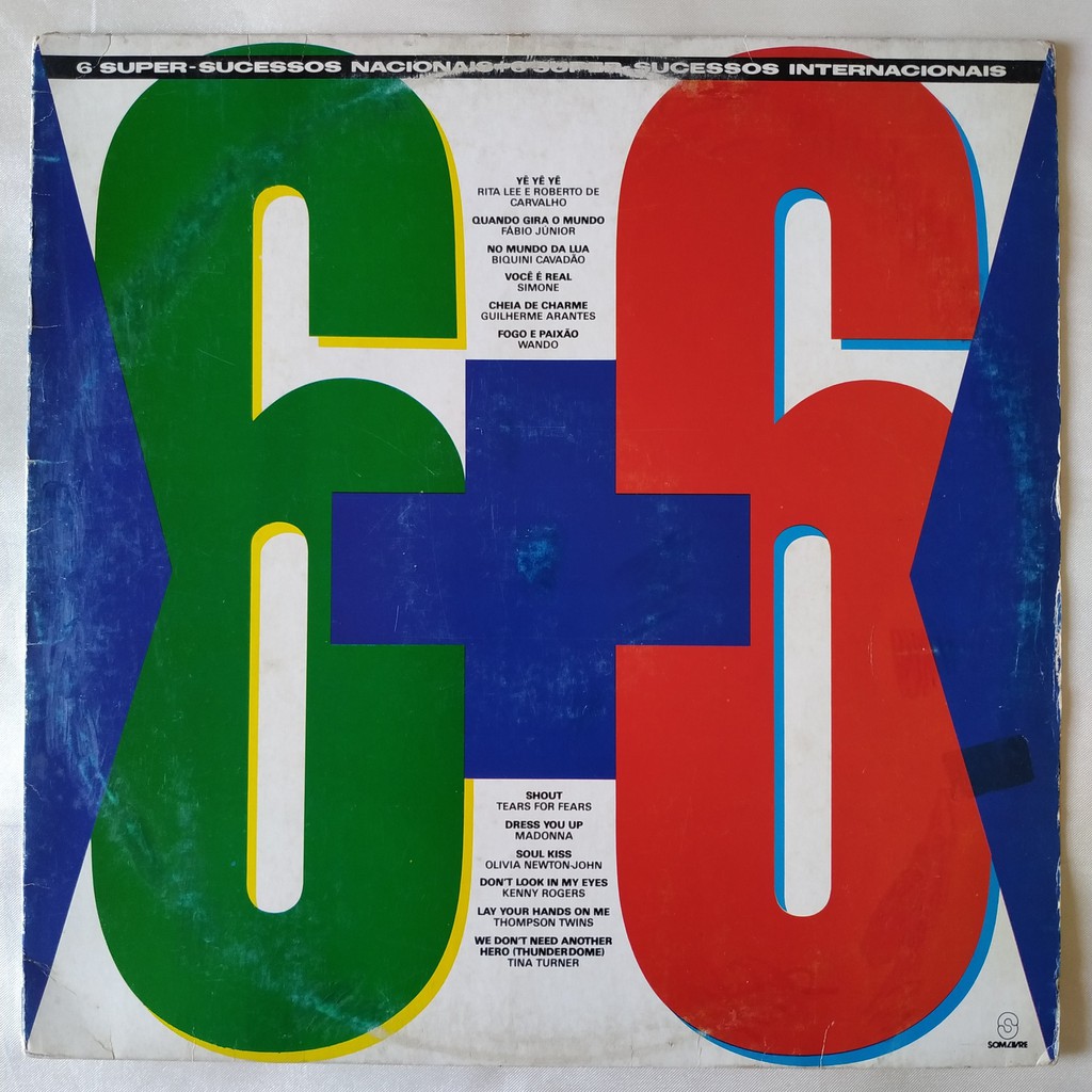 DISCO DE VINIL LP - VÁRIOS – 6 + 6 (1986) | Shopee Brasil