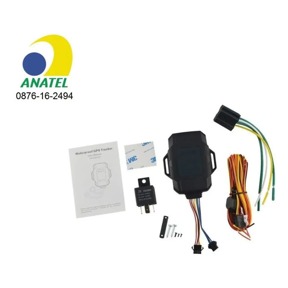 Rastreador Gps Veicular Seg Jimi Jm01 Multifuncional Anatel | Shopee Brasil