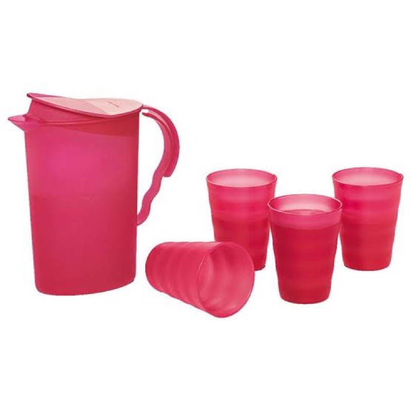 Mini Jarra + Copos Tupperware | Shopee Brasil