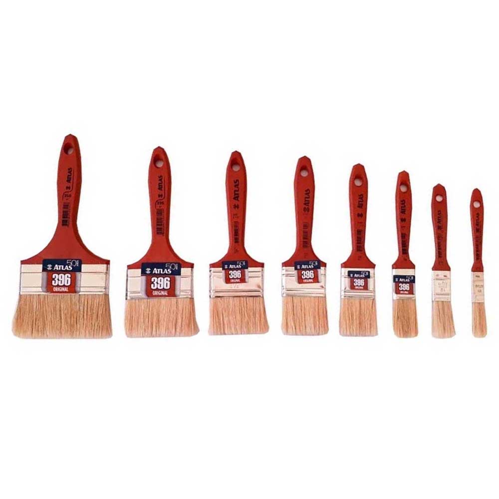Pincel Trincha 396 Atlas Parede E Madeira - Escolher Tamanho | Shopee Brasil