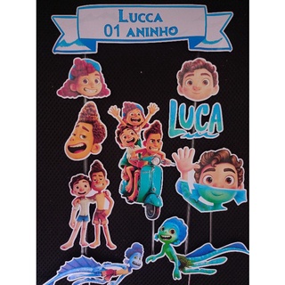 Topo de Bolo / Topper para bolo tema - Lucca | Shopee Brasil
