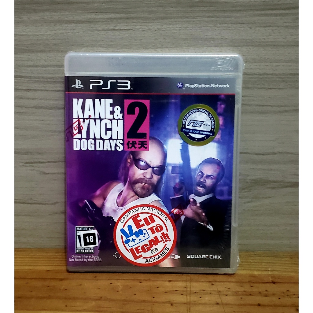 Jogo Kane & Lynch 2 - Dog Days - PS3 Mídia Física Novo Lacrado | Shopee ...