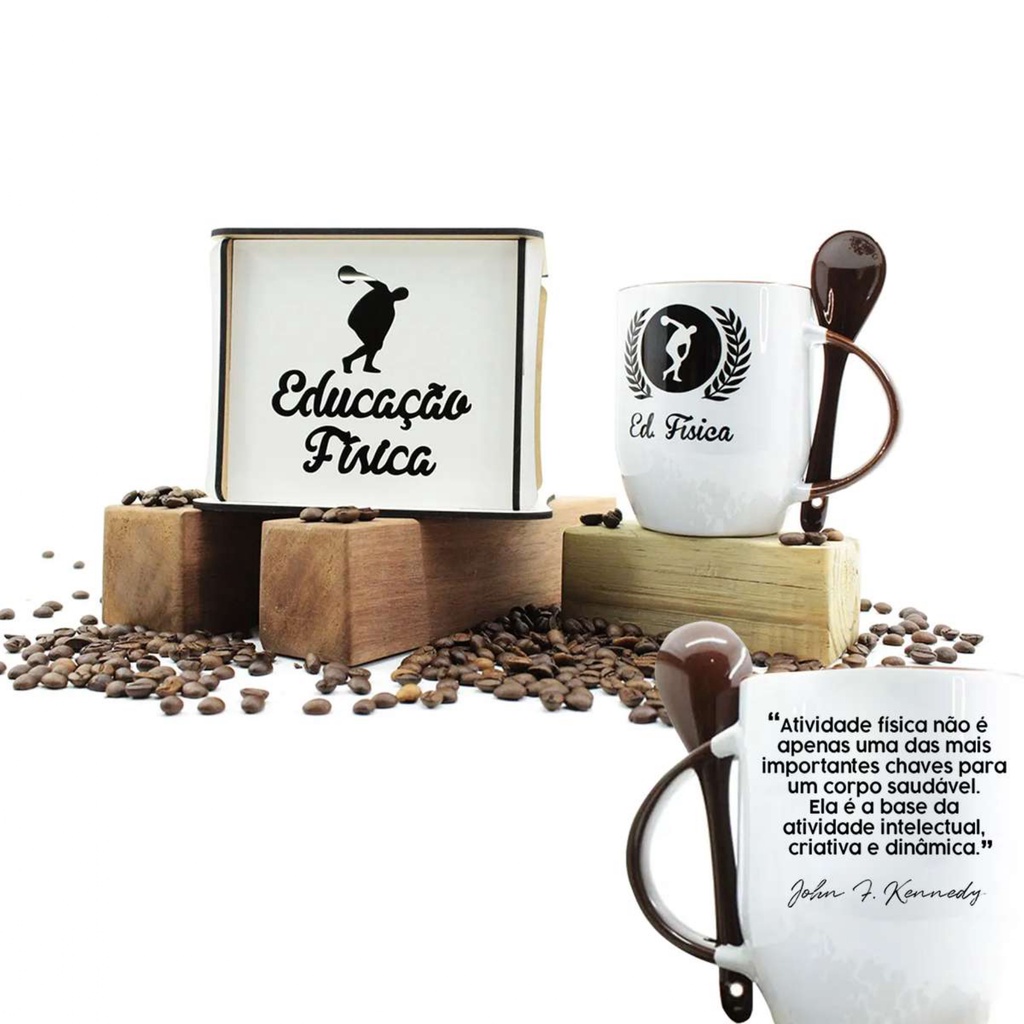 Presente de Formatura Caneca e Box Personalizado de Profissão Educação ...