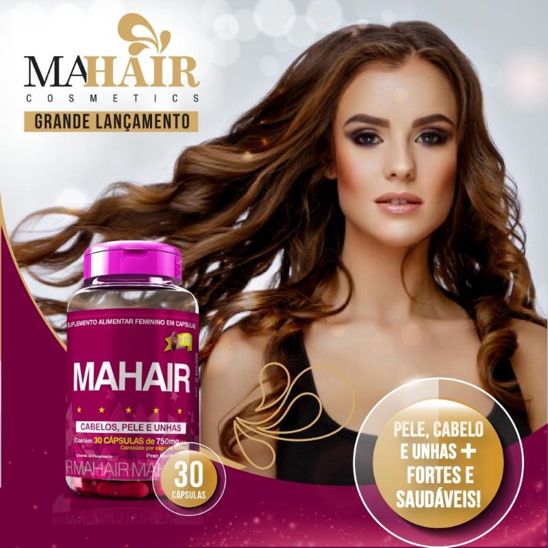 Cápsulas MaHair - 30 Cápsulas - 500mg | Shopee Brasil