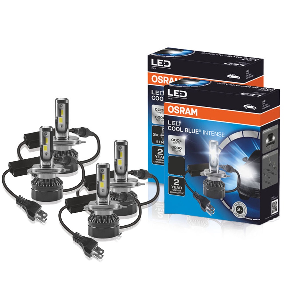 KIT Lâmpadas Osram Led Cool Blue Intense 2 pares H1 | Shopee Brasil