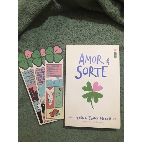 Livro Amor & Sorte por Jenna Evans Welch (USADO) | Shopee Brasil